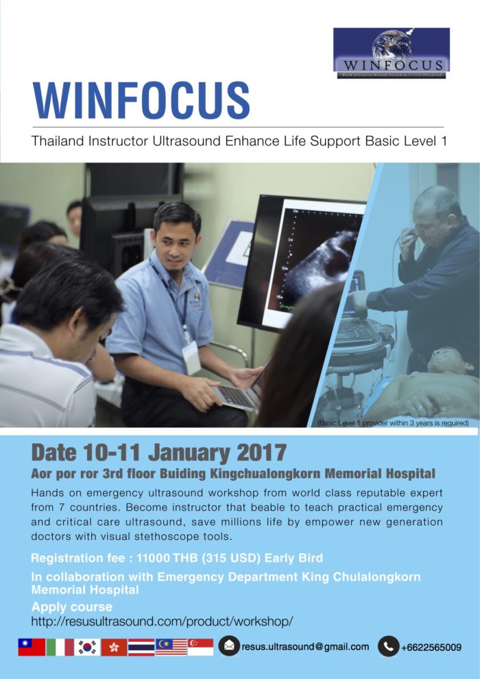 WINFOCUS-Thailand Instructor course & POCUS Conference – POCUS Academy