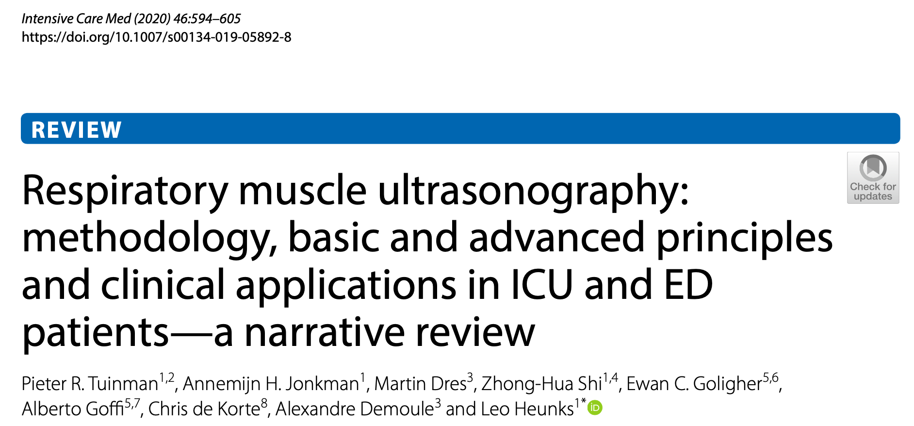 Respiratory muscle ultrasonography (ICM review) – POCUS Academy